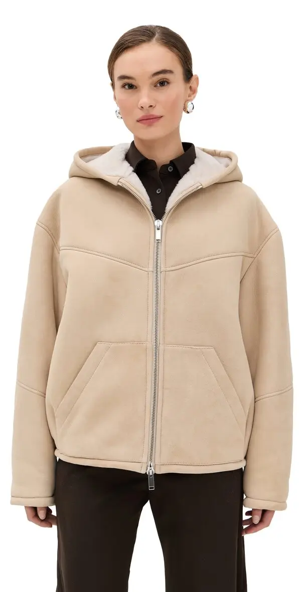 HALFBOY Hoodie Shearling Bomber