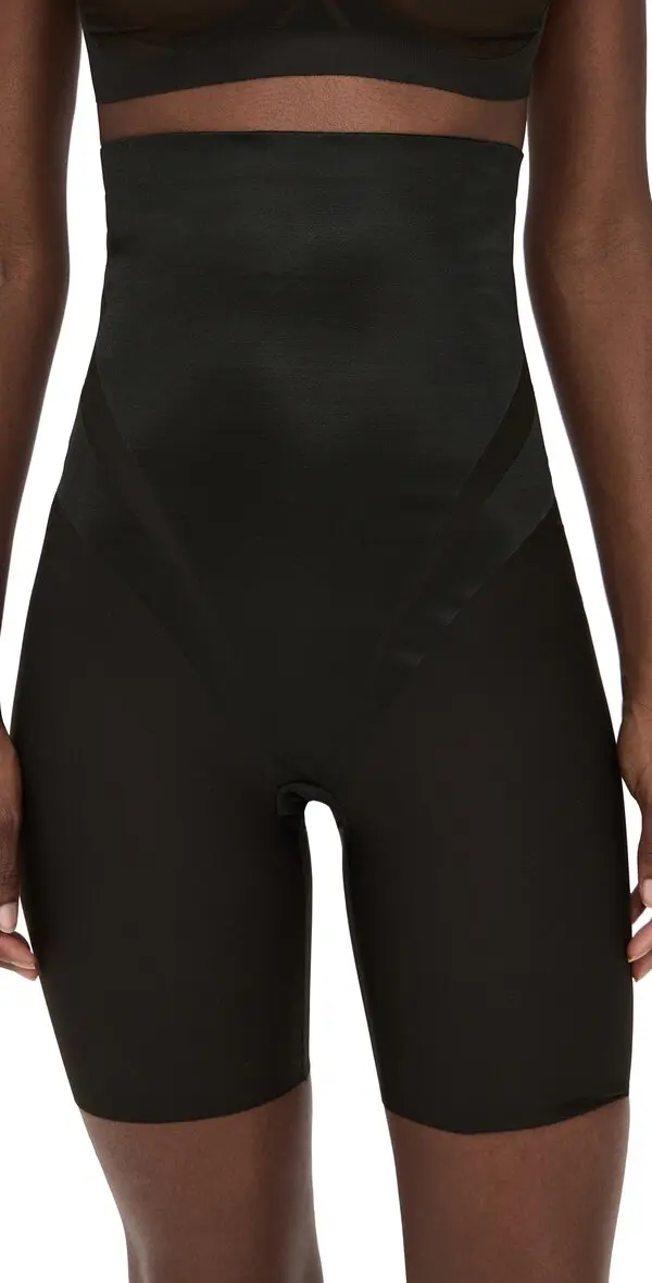 Spanx High-waisted Mid-thigh Shorts