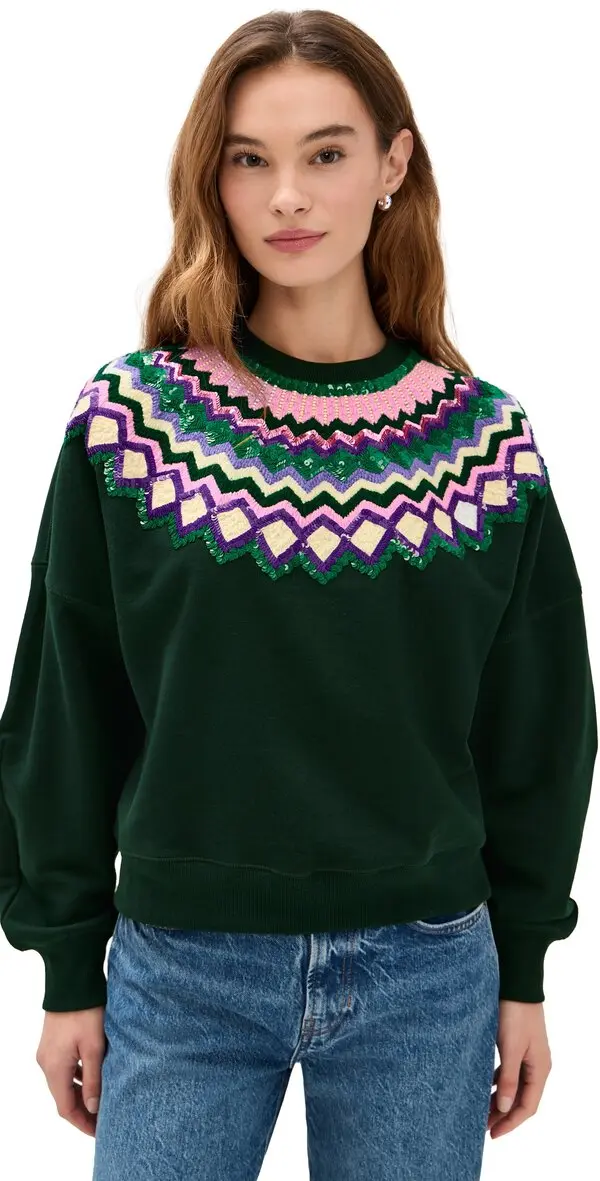 Essentiel Antwerp Issu Embroidered Sweatshirt