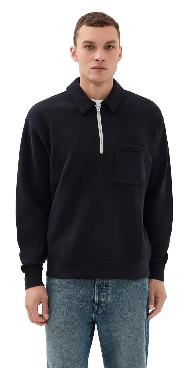Madewell Midweight Quarter-zip Sweatshirt