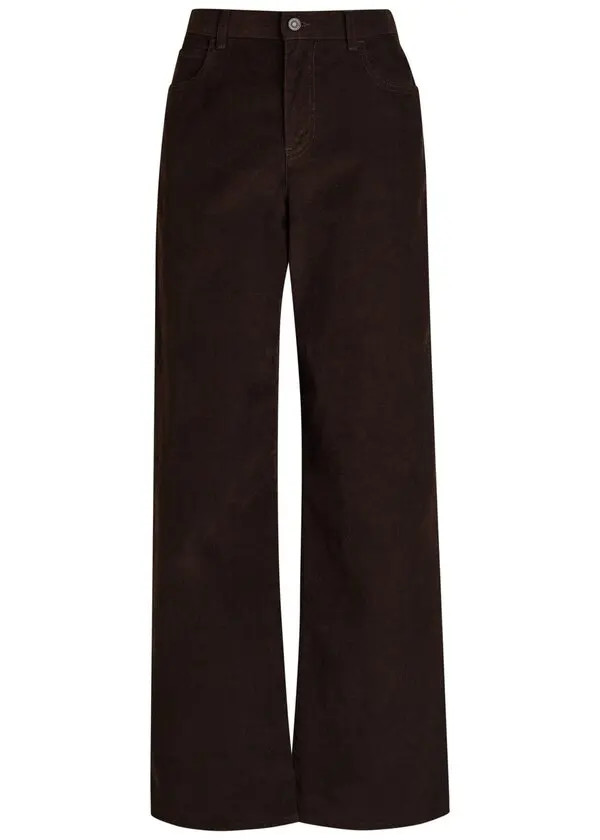 THE ROW Eglitta Straight-leg Corduroy Trousers
