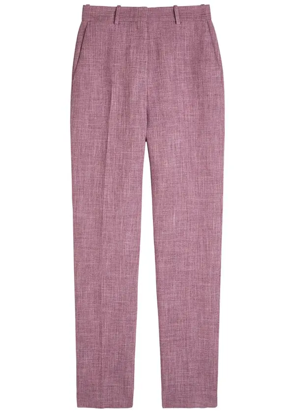Calvin Klein Lucia Slim-leg Cotton-blend Trousers