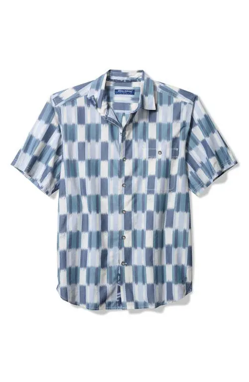 Tommy Bahama Tortola Villa Batik Short Sleeve Button-up Shirt