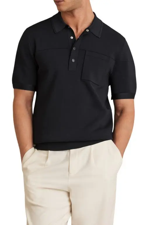 REISS Blinker Seamed Polo