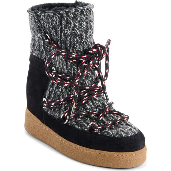 Isabel Marant Nowla Mixed Media Snow Boot