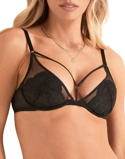 ADORE ME Cam Unlined Plunge Bra - Black