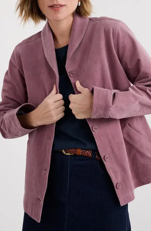 SEASALT CORNWALL Brightwork Corduroy Jacket - Elderberry