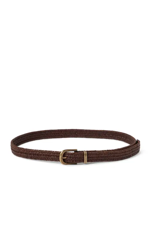 Brunello Cucinelli Leather Belt - Brown
