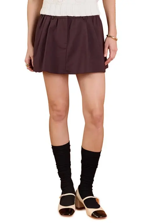English Factory Ruffle Miniskort