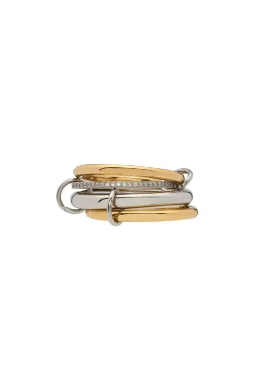 ST. MORAN Mixed Metal Collapsing Ring
