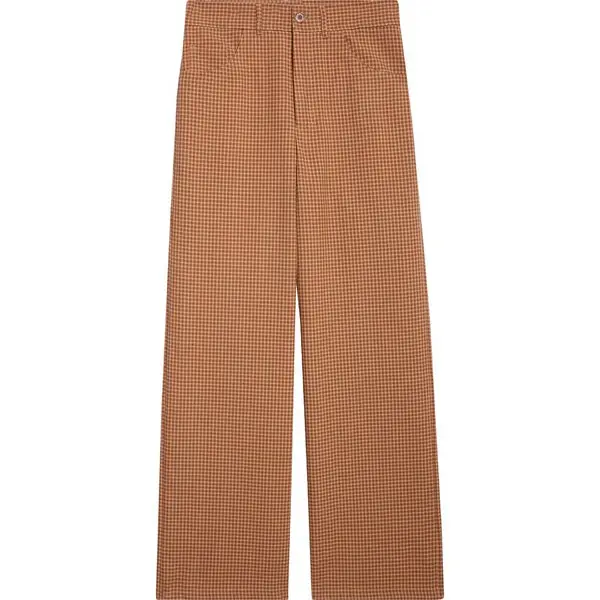 Séfr Ramon Check Wool Trousers