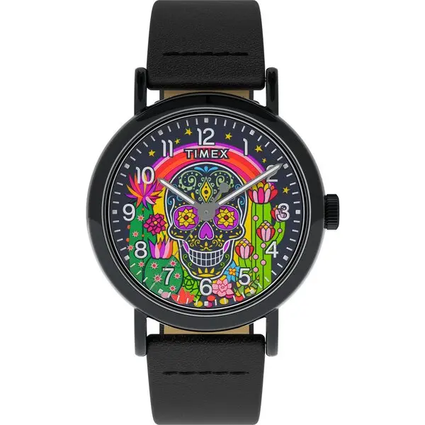 TIMEX® Day Of The Dead Weekender Leather Strap