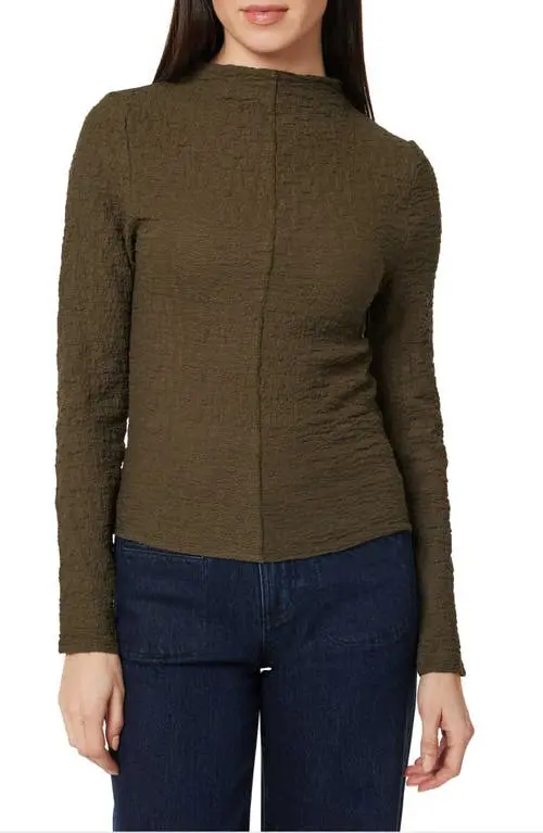 Habitual Texture Mock Neck Top
