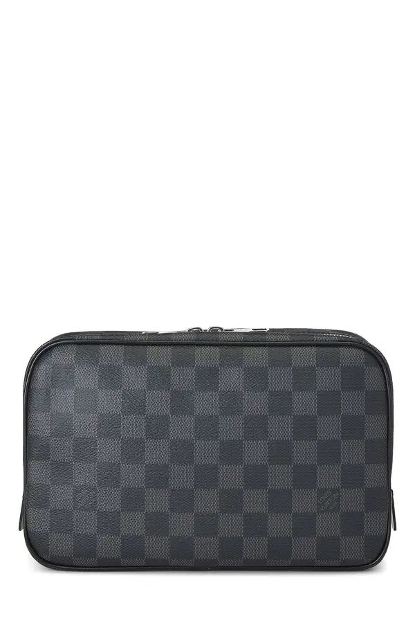 LOUIS VUITTON Damier Graphite Toiletry Pouch Gm