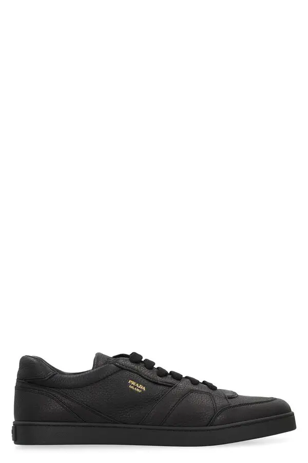Prada Low-top Sneakers In Leather