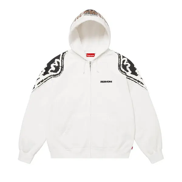 Supreme Wings Zip Up Hooded Sweatshirt