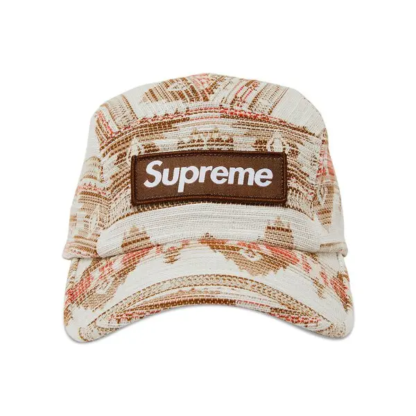 Supreme Woven Pattern Camp Cap