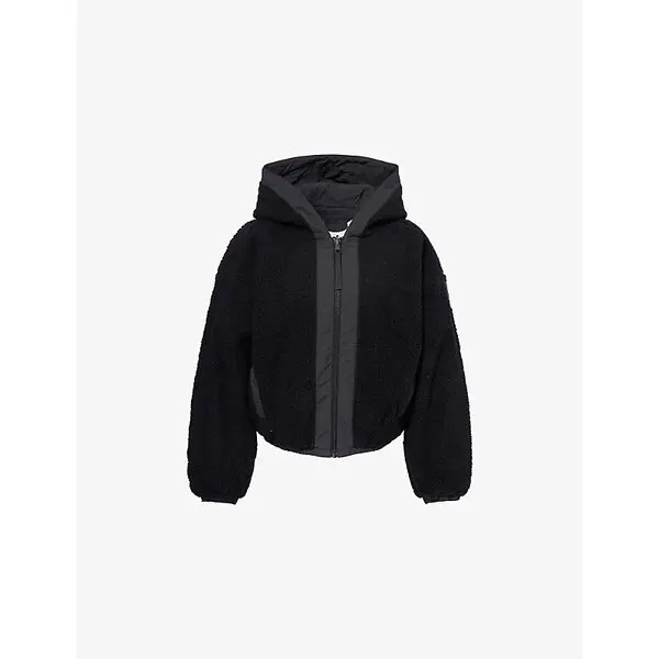 Canada Goose Alberni Reversible Fleece Bomber Jacket - Black