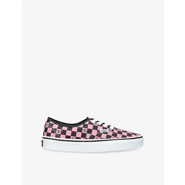 Valentino Garavani X Vans Authentic Vlogo Checkerboard Canvas Low-top Trainers