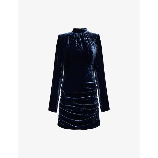 Remain Birger Christensen Vilma Ruched Woven Mini Dress