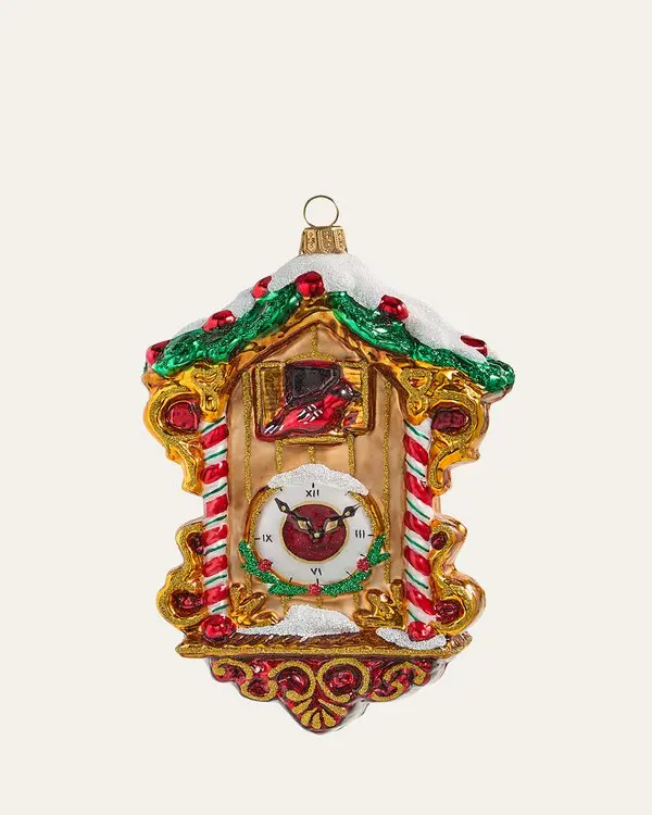 Bergdorf Goodman Cuckoo Clock Christmas Ornament