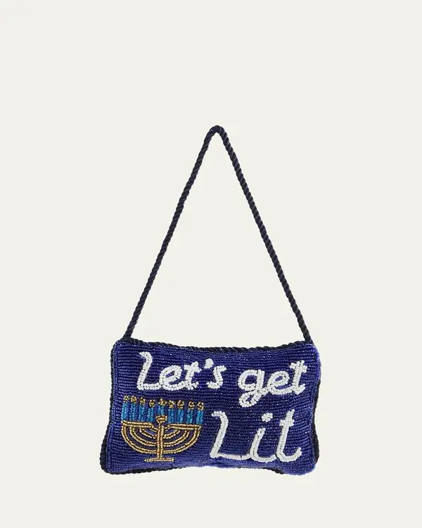 SUDHA PENNATHUR Let's Get Lit Menorah Doorknocker