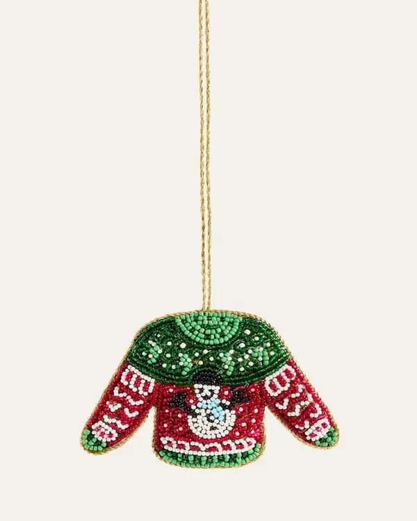 SUDHA PENNATHUR Ugly Christmas Sweater Ornament