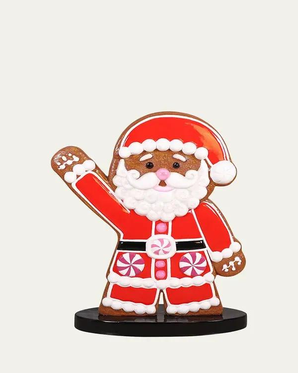 UNIVERSAL STATUES Mr. Santa The Gingerbread Figurine