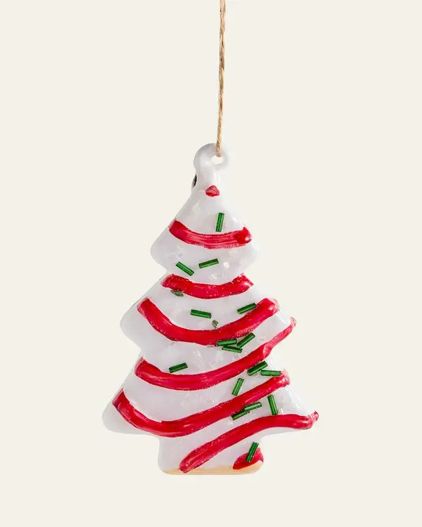 CODY FOSTER & CO Christmas Tree Cake Christmas Ornament