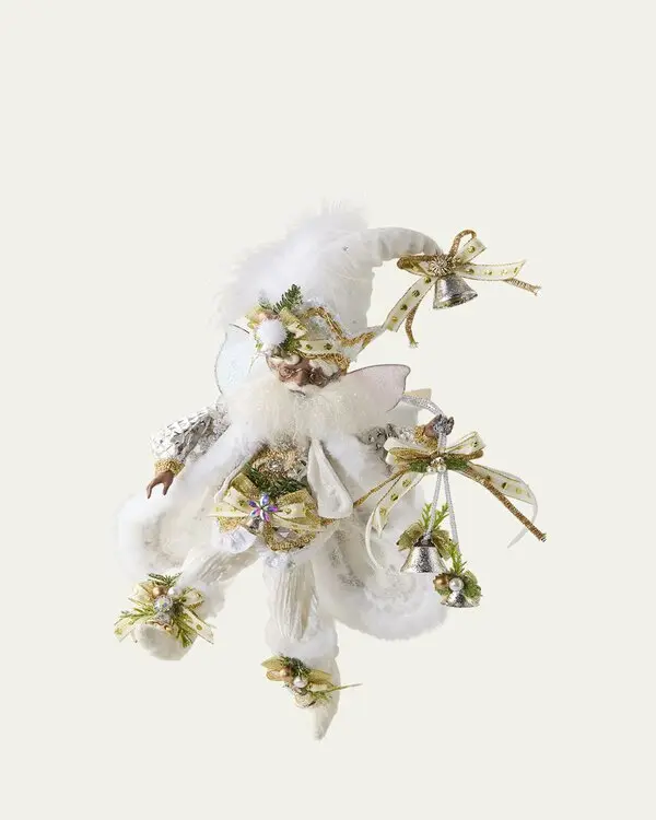 MARK ROBERTS Small African American Winter White Fairy