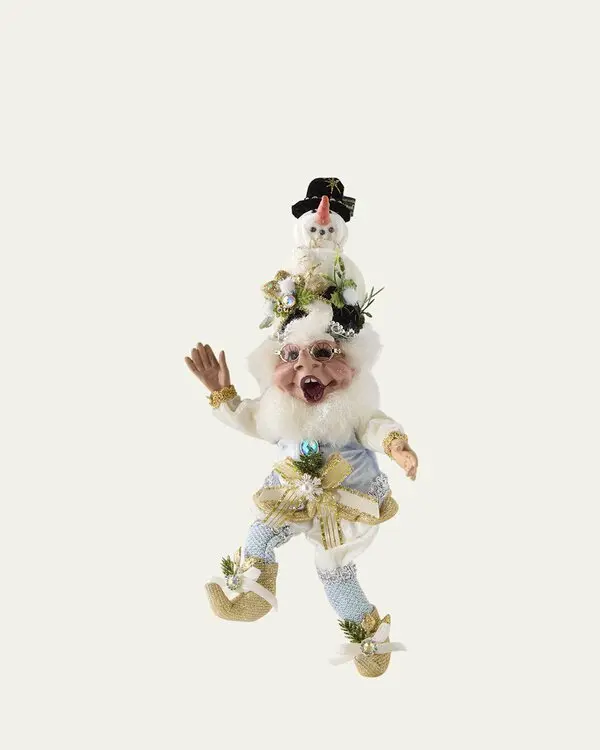 MARK ROBERTS Small Frosty Elf Figurine