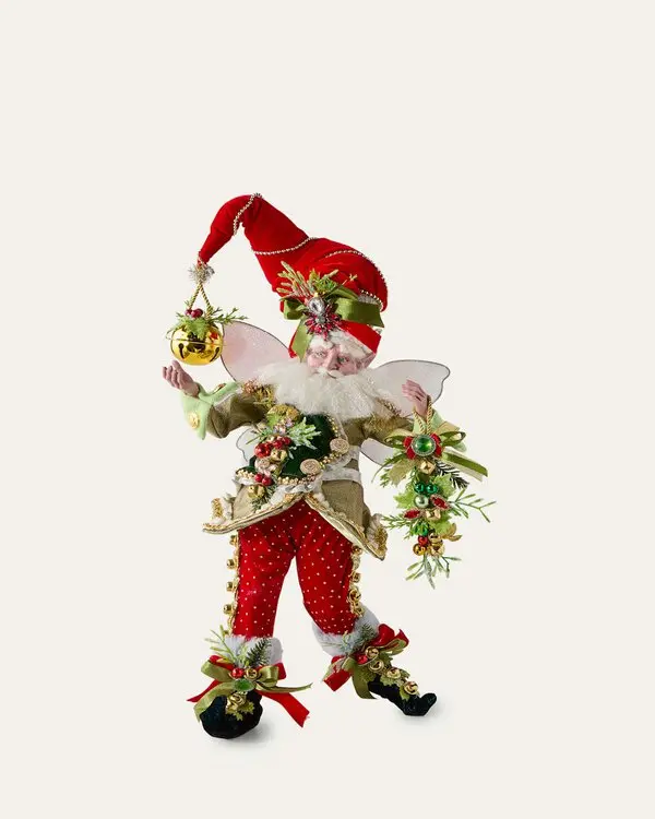 MARK ROBERTS Medium Jingle Bells Fairy Figurine