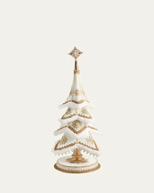KATHERINE'S COLLECTION Bells Of Brilliance Tabletop Christmas Tree Decoration