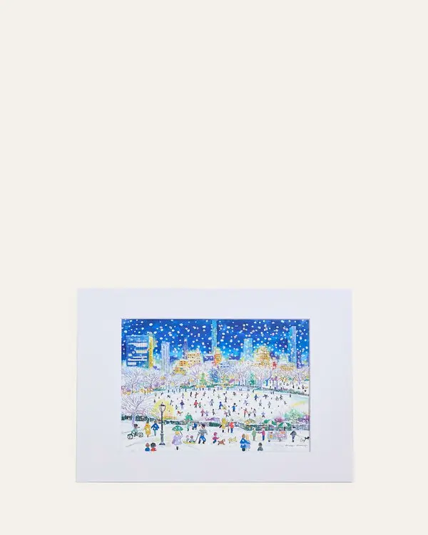 MICHAEL STORRINGS Central Park Nighttime" Art Print
