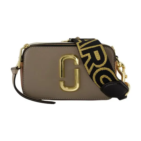 Marc Jacobs The Snapshot Crossbody Leather Brown
