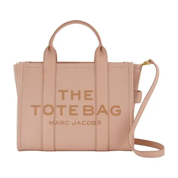 Marc Jacobs The Medium Tote Bag Leather - Pink