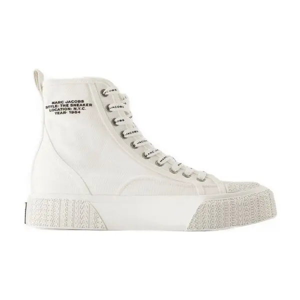 Marc Jacobs The High Top Sneakers Cotton