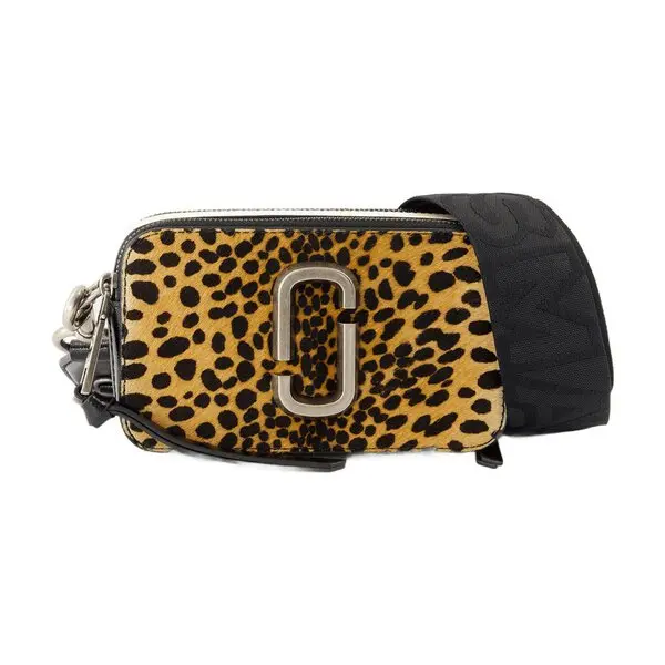 Marc Jacobs The Snapshot Shoulder Bag Leather Cheetah