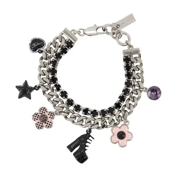 Marc Jacobs Mini Icon Dot Charm Bracelet Metal