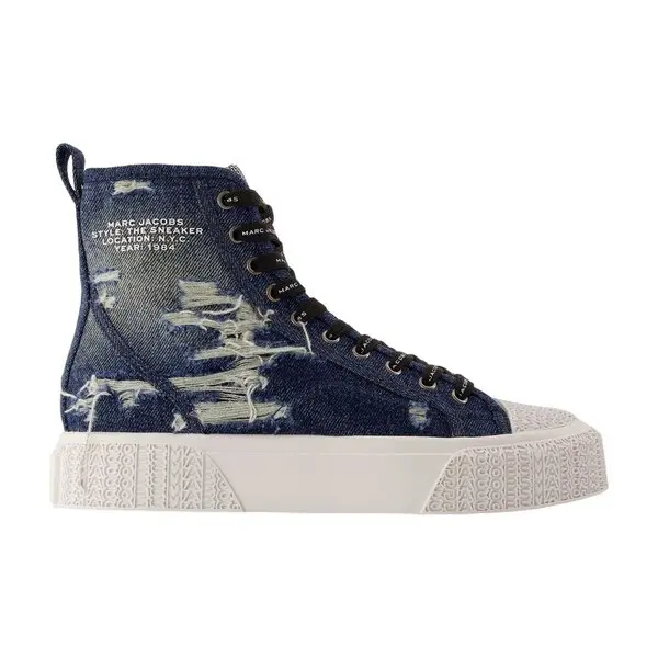 Marc Jacobs The High Top Sneakers Cotton
