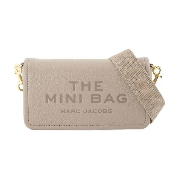 Marc Jacobs The Mini Crossbody Leather Grey
