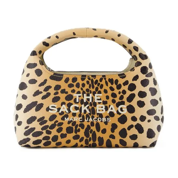 Marc Jacobs The Mini Sack Handbag Leather Cheetah