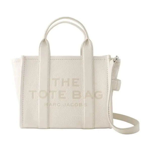 Marc Jacobs The Mini Tote Leather Silver