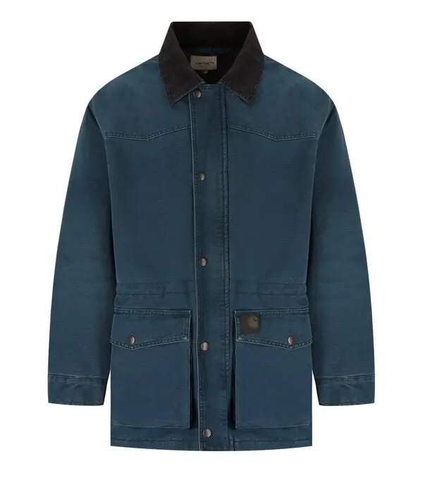 Carhartt Work In Progress Og Santa Fe Deep Lagon Jacket