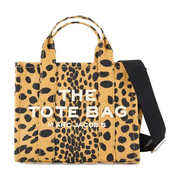 Marc Jacobs The Small Tote Cotton Cheetah