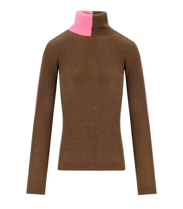 Essentiel Antwerp Iffort Bicolor Turtleneck Sweater