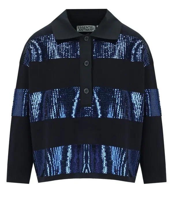 Essentiel Antwerp Illuminati Knitted Poloshirt