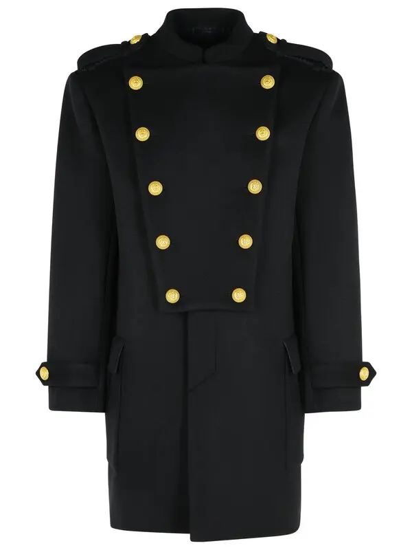 Balmain Wool And Cashmere Coat