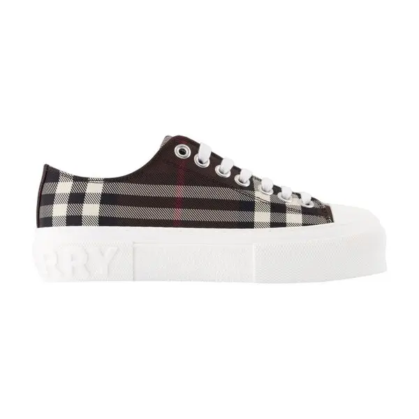 Burberry Jack Large Check Sneakers Nylon