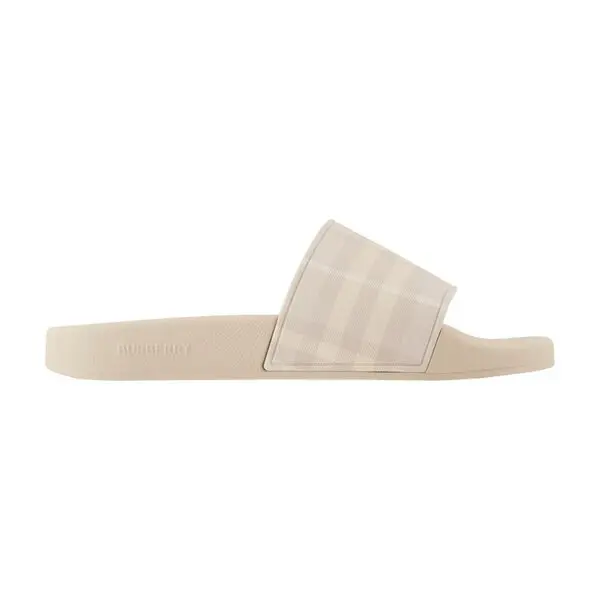 Burberry Furley Large Check Sandals Synthetic